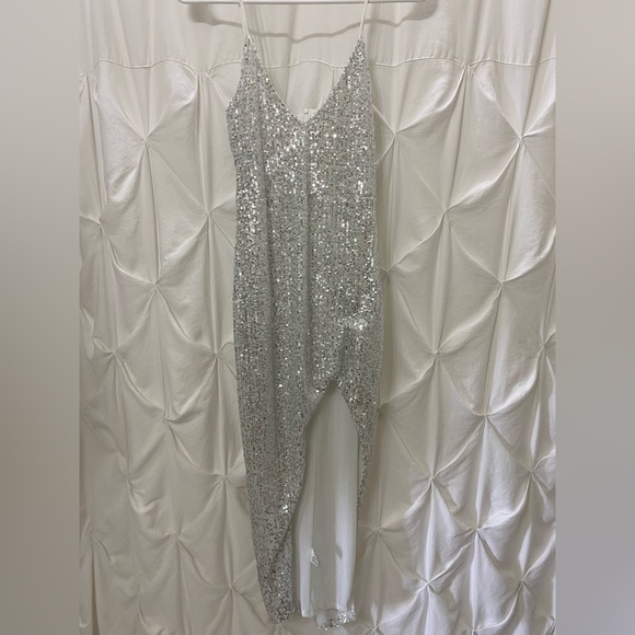 Dresses | Silver Sparkle Dress | Poshmark